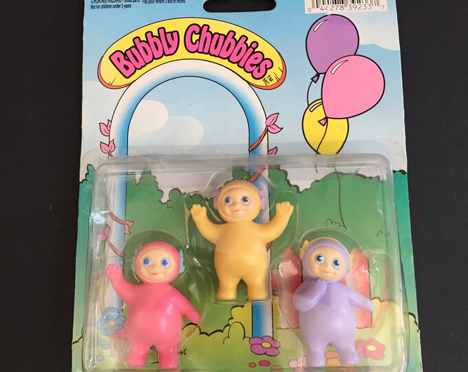Vintage Rare PVC Teletubbies Style Figures PVC Cake Topper New in Box ...