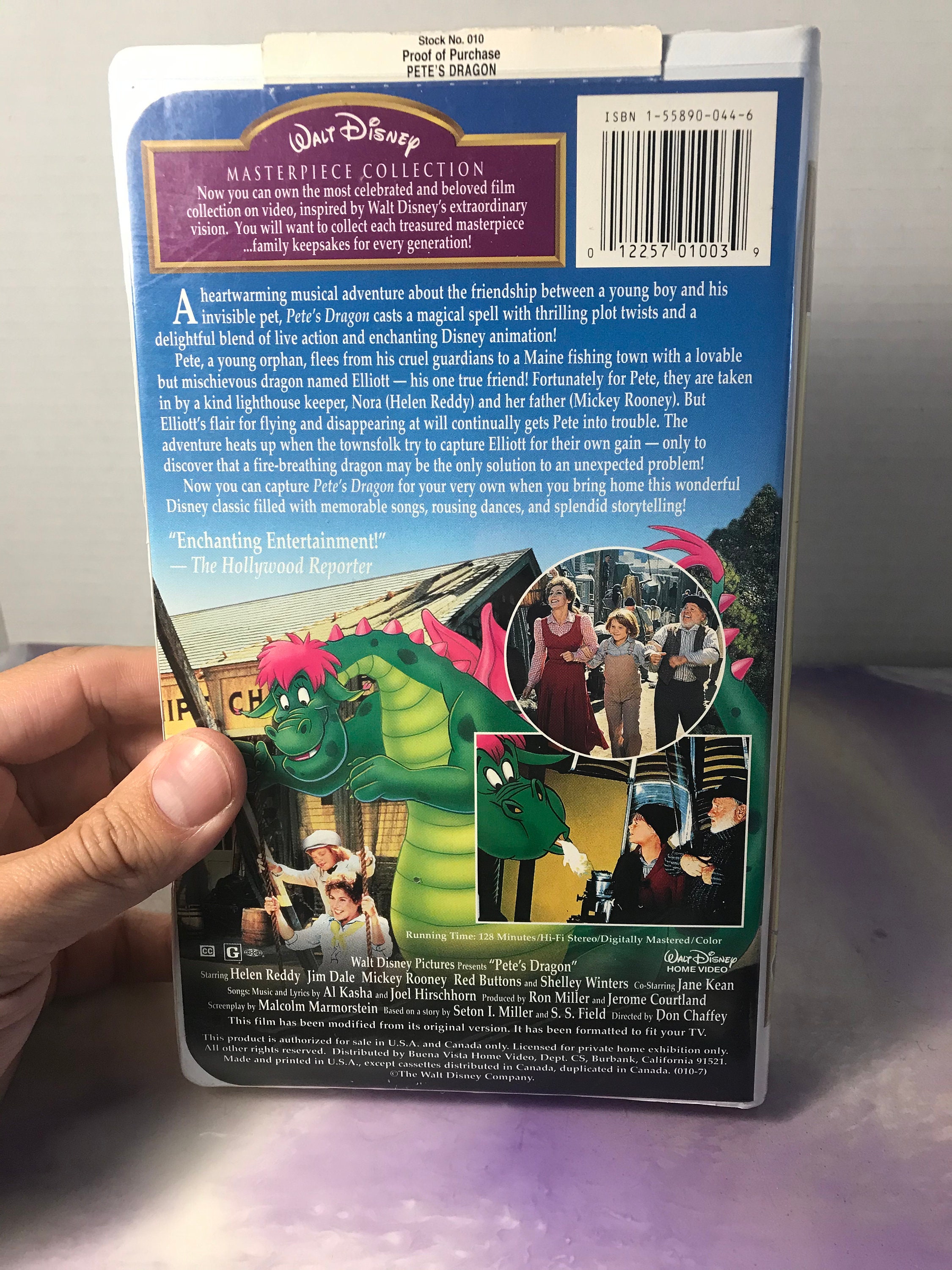 Walt Disney's Classic VHS - Pete's Dragon - Original Case - Cool Disney ...