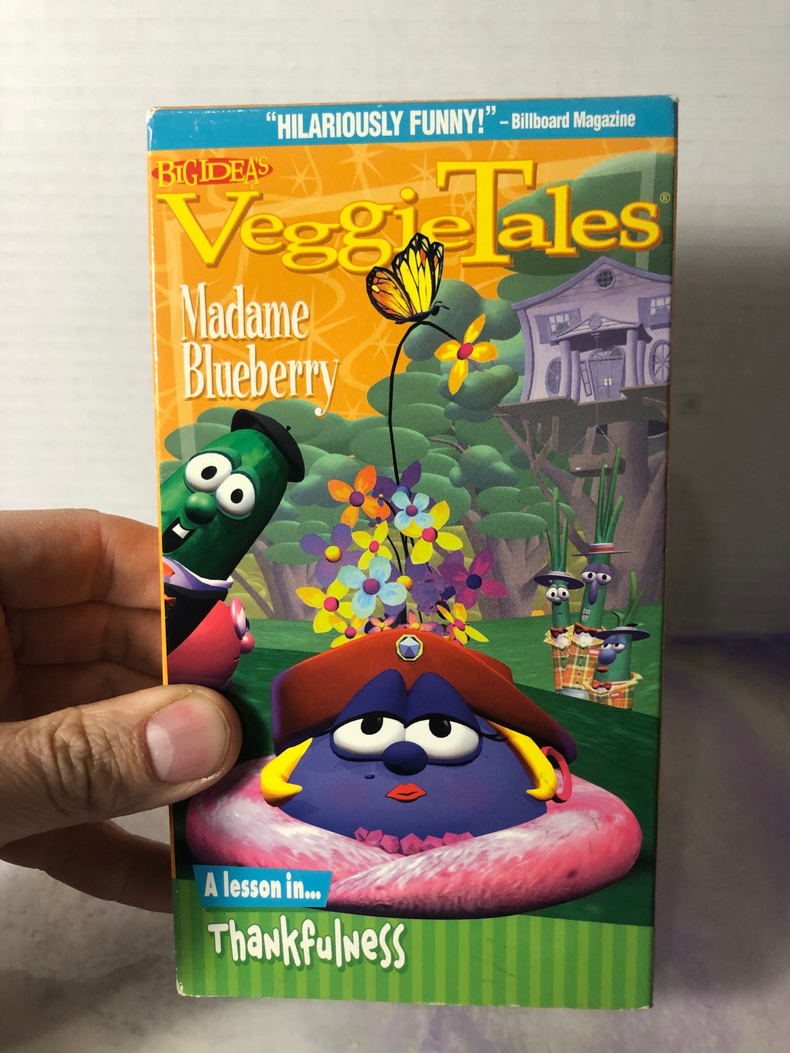 Vintage Veggietales Madamme Blueberry A Lesson in Thankfulness - Etsy