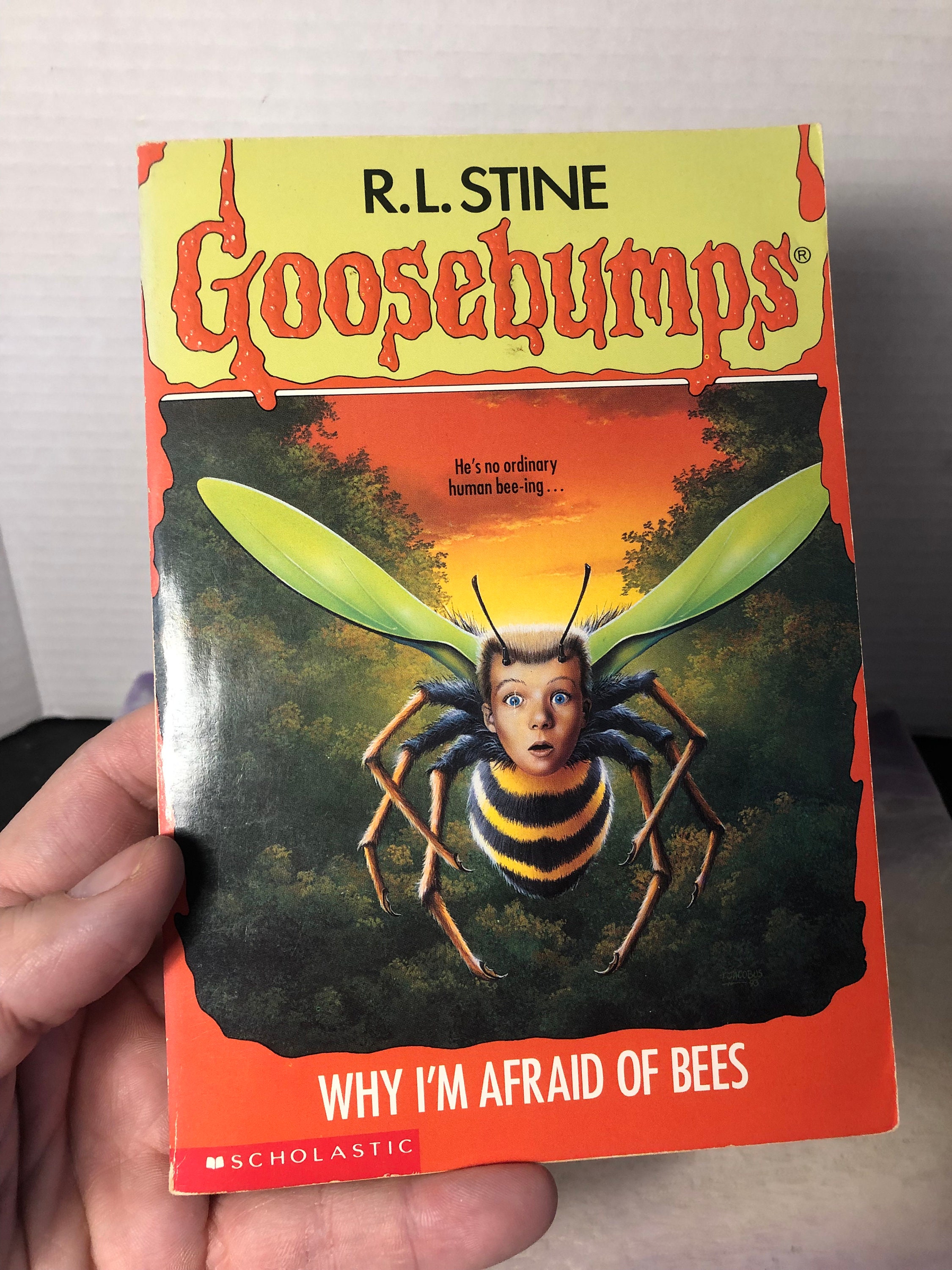 Vintage Why I'm Afraid of Bee's (goosebumps - Series ) by R.L. Stine ...