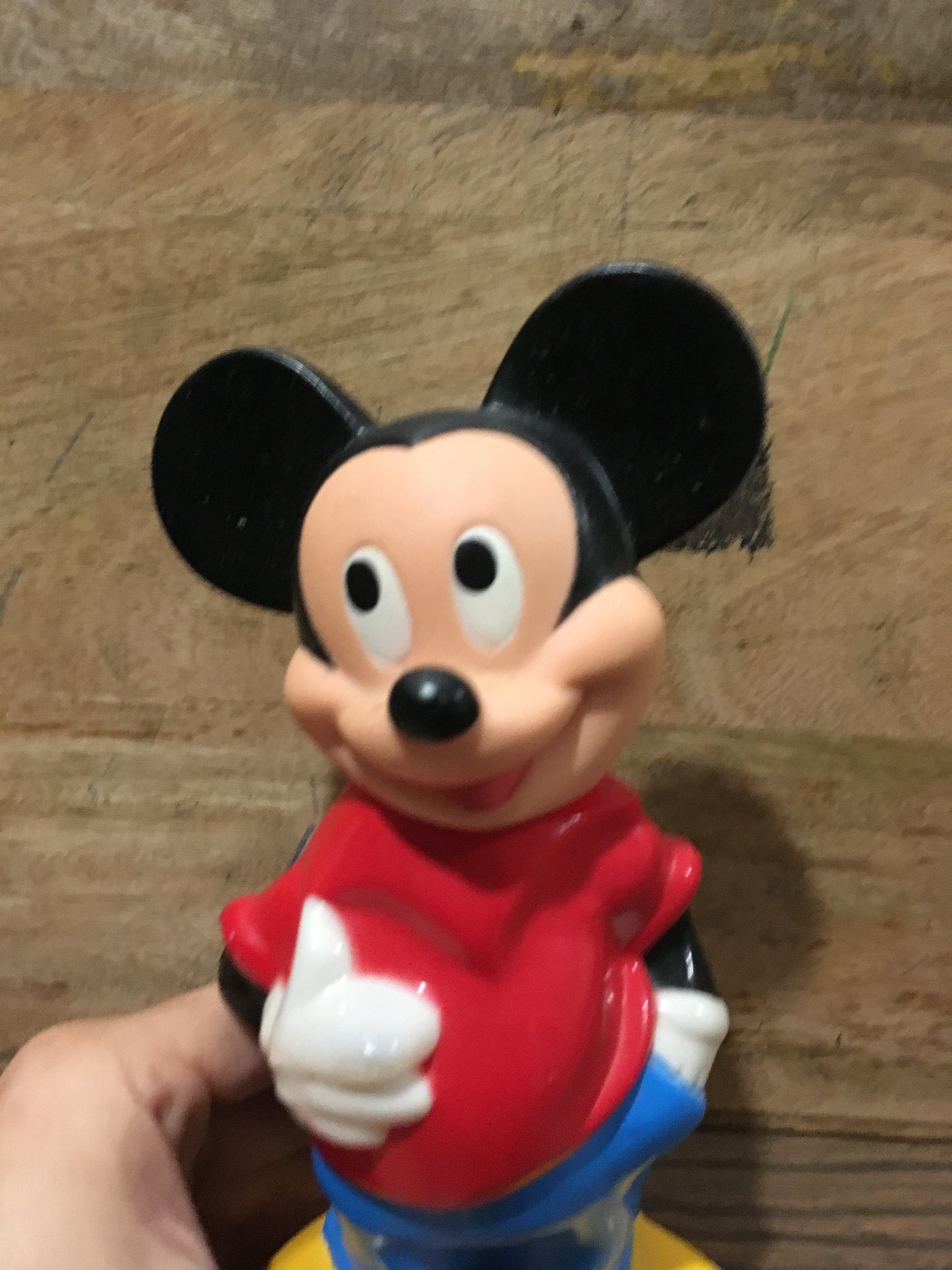 Vintage Walt Disney Mickey Mouse Empty Soaky Styled Bubble Bath Toy ...