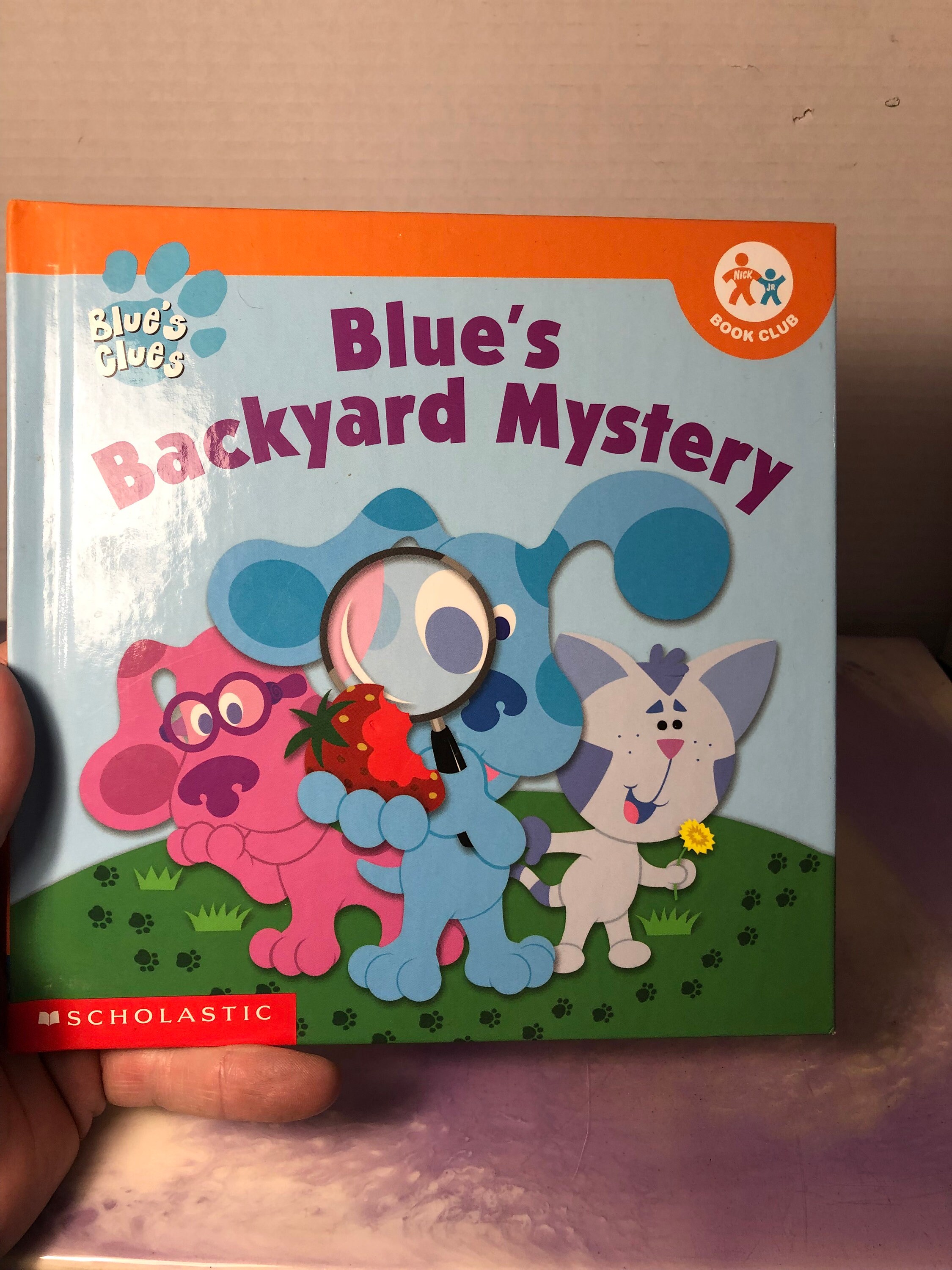 Vintage BLUES CLUES Hardcover Kids Book Blues Backyard - Etsy