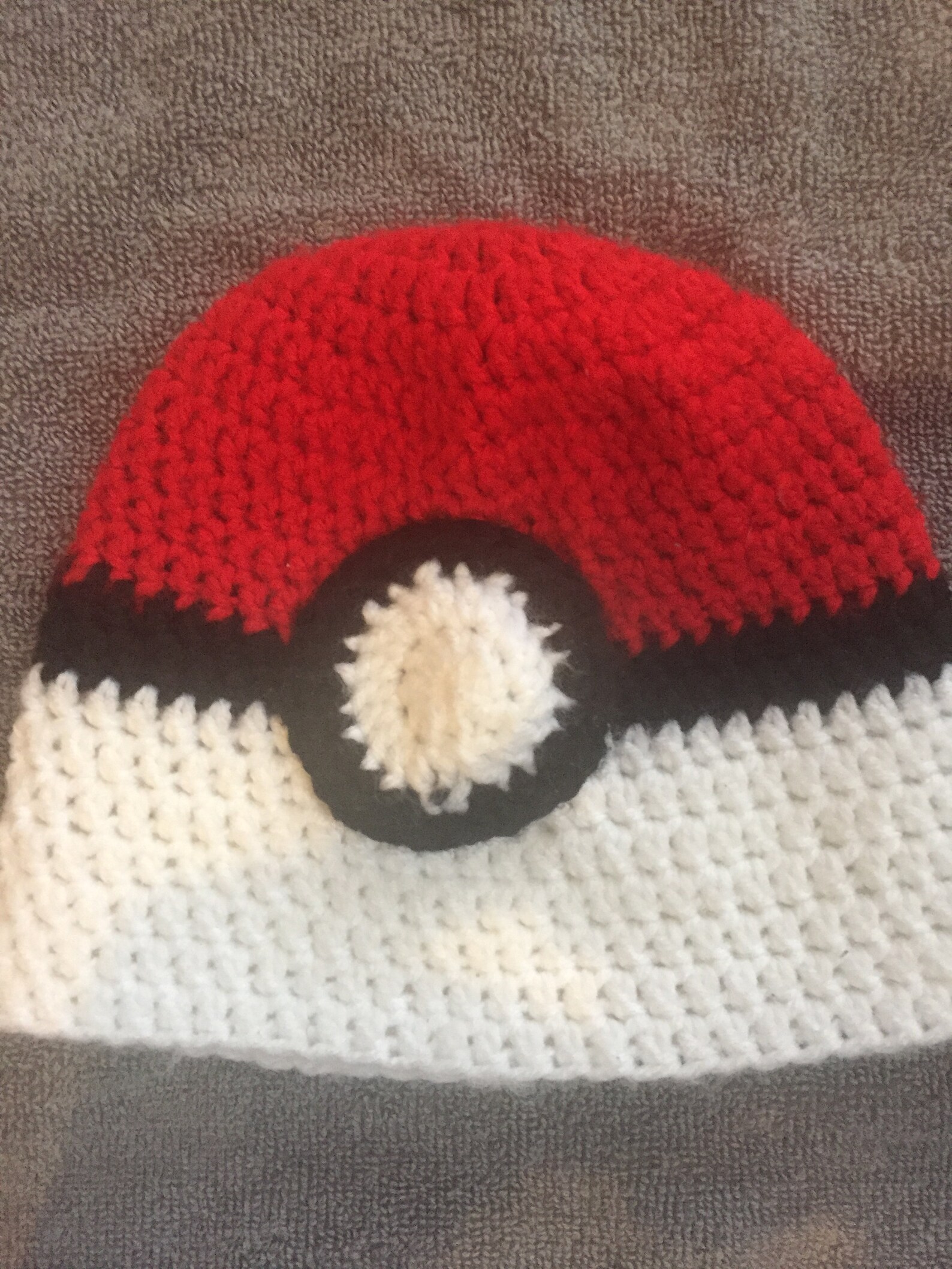 Handmade Pokemon Kids Med/ Large Hat Pokeball Hat - Etsy