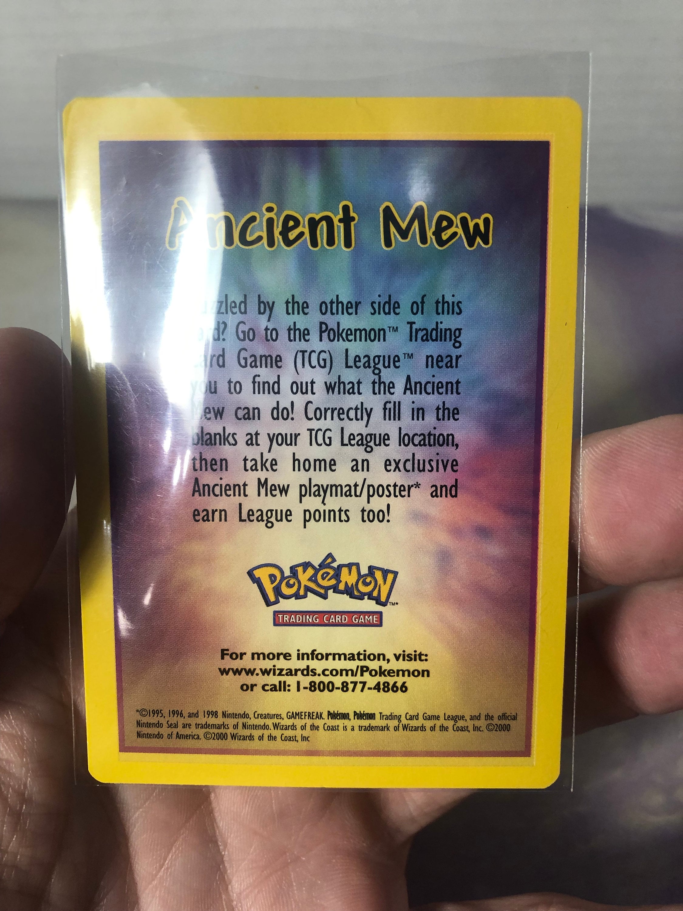 Ancient Mew Card Back