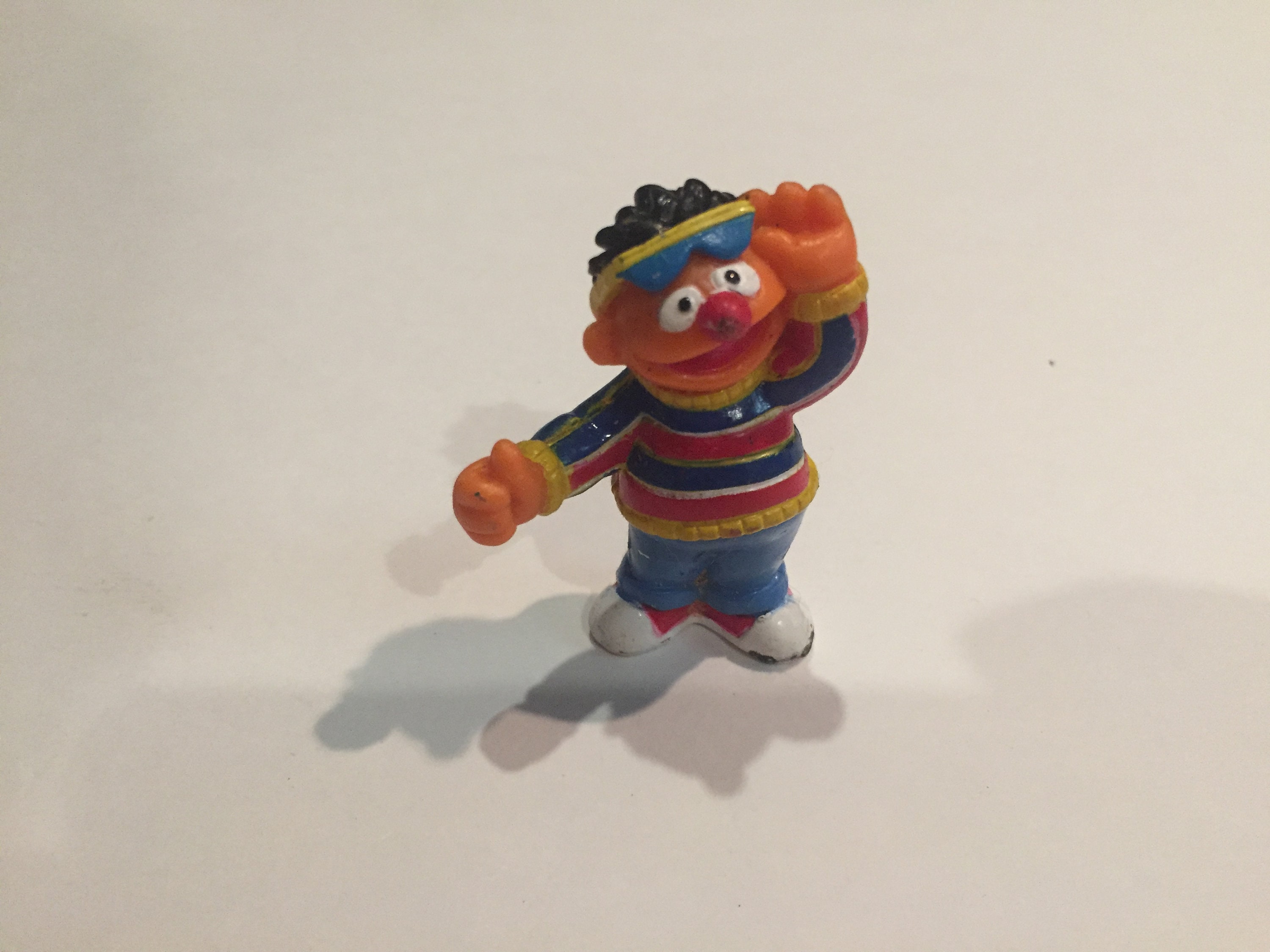Vintage Sesame Street ERNIE Waving Figure PVC Cake Topper Rare - Etsy