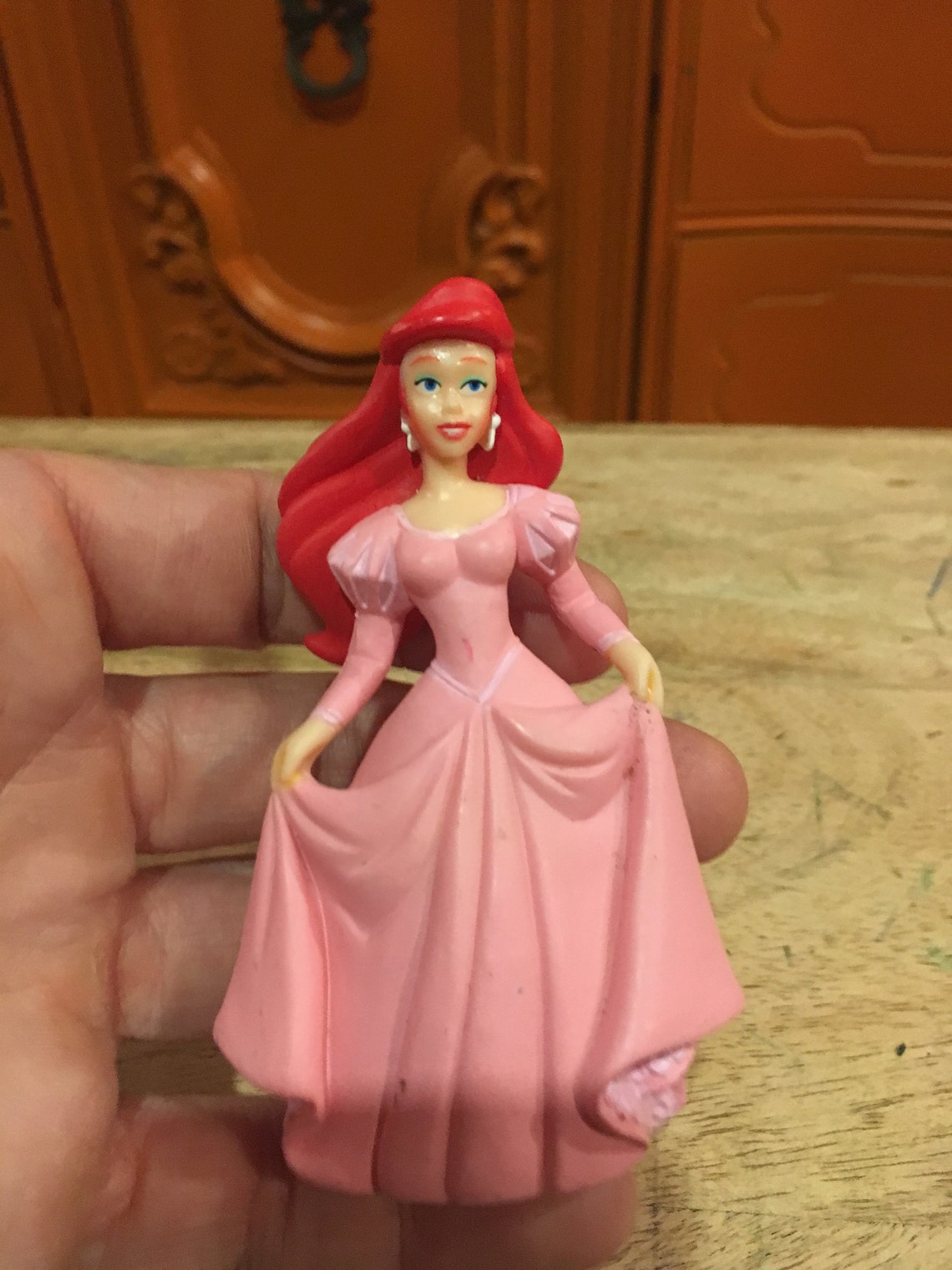 Vintage Disney Princess Ariel Figure PVC Cake Topper Rare | Etsy