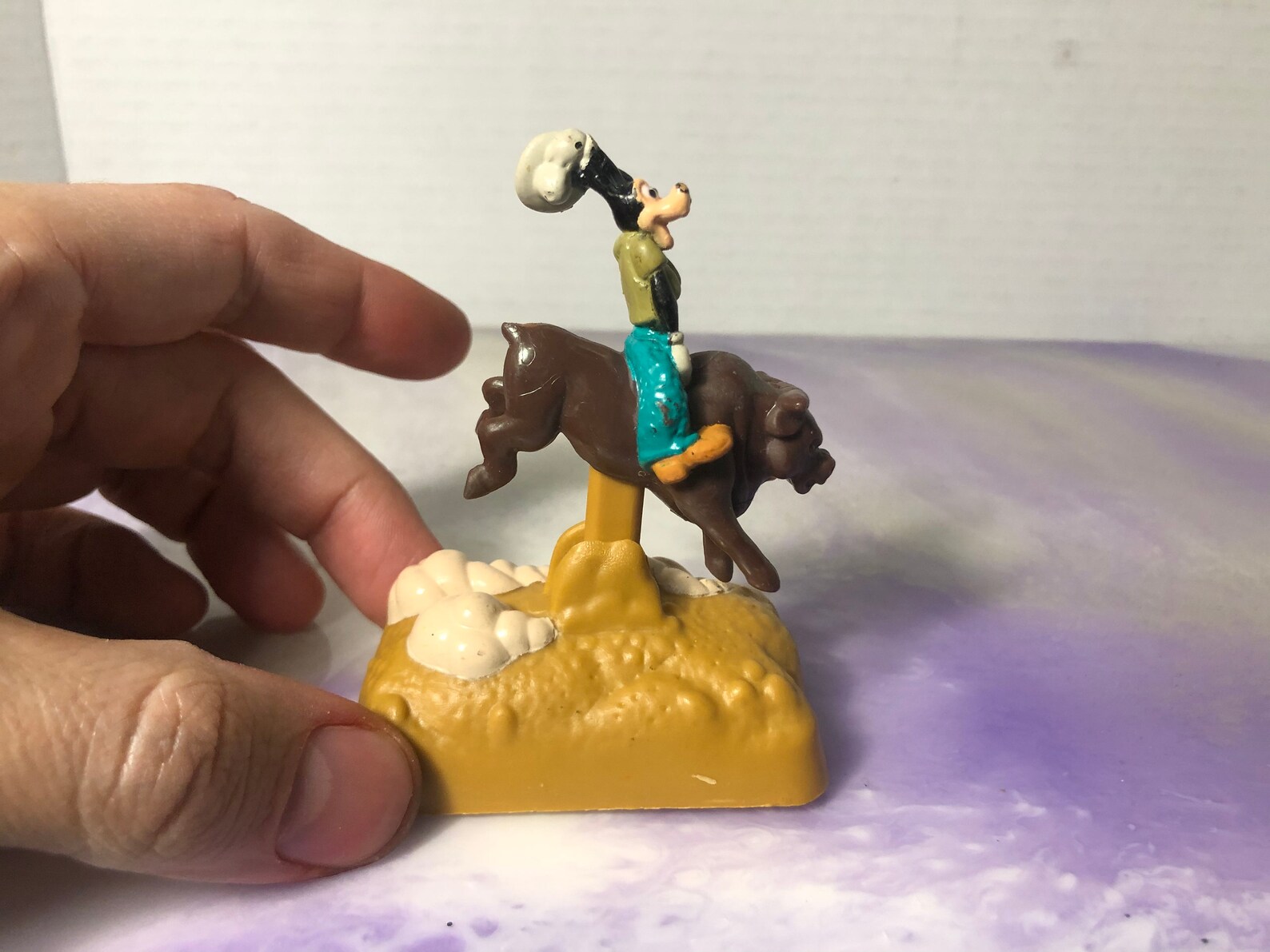 Vintage Disney Goofy Movie GOOFY Wind up Mechanical Bull Toy - Etsy