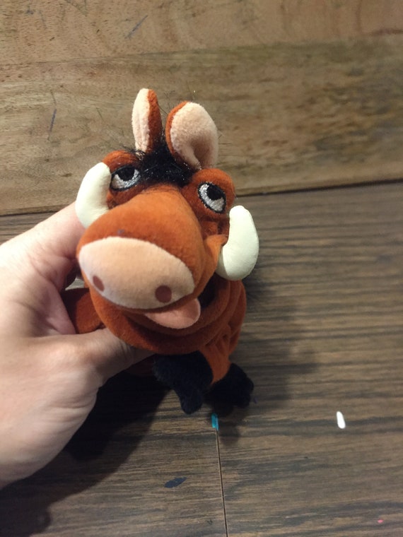 Rare Vintage Plush Stuffed Animal Walt Disney Lion King Pumbaa Pumba Small Plush Timon and Pumba Etsy UK