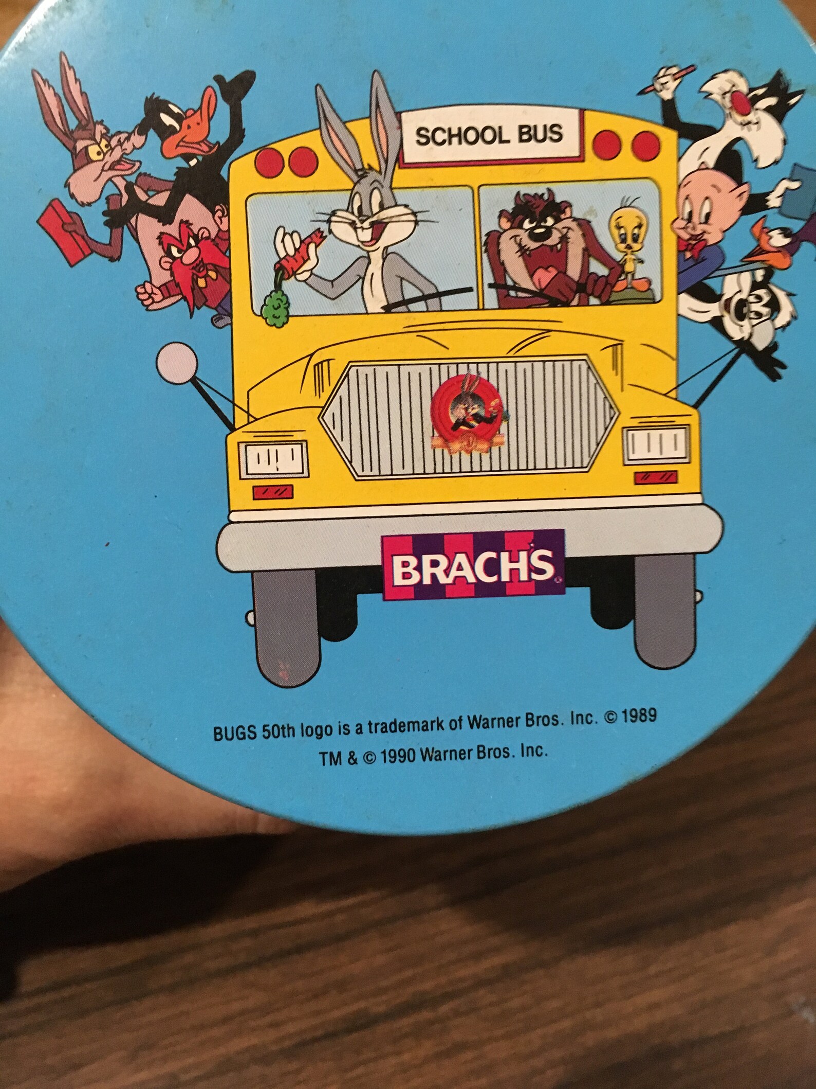 VINTAGE Looney Tunes Themed 1990 School Bus Tin Collectors - Etsy