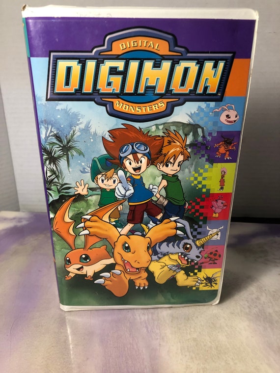 Vintage Digimon Cartoon Episodes VHS Movie Tape Video 2001 - Etsy
