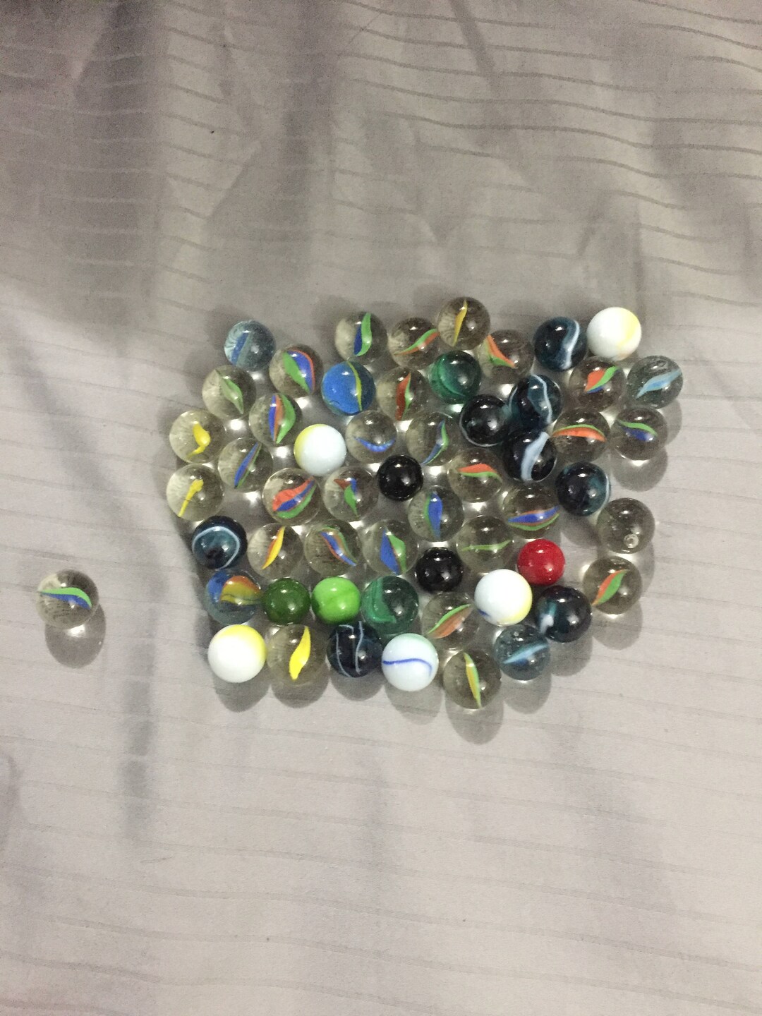 HUGE Lot of Rare Marbles - Lot of 50+ Vintage Styled Glass Marbles ...