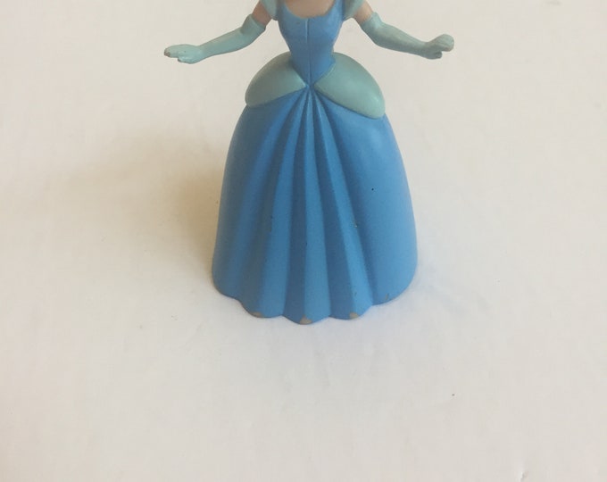 Vintage Disney Princess Cinderella Keychain - Cinderella Blue Dress ...