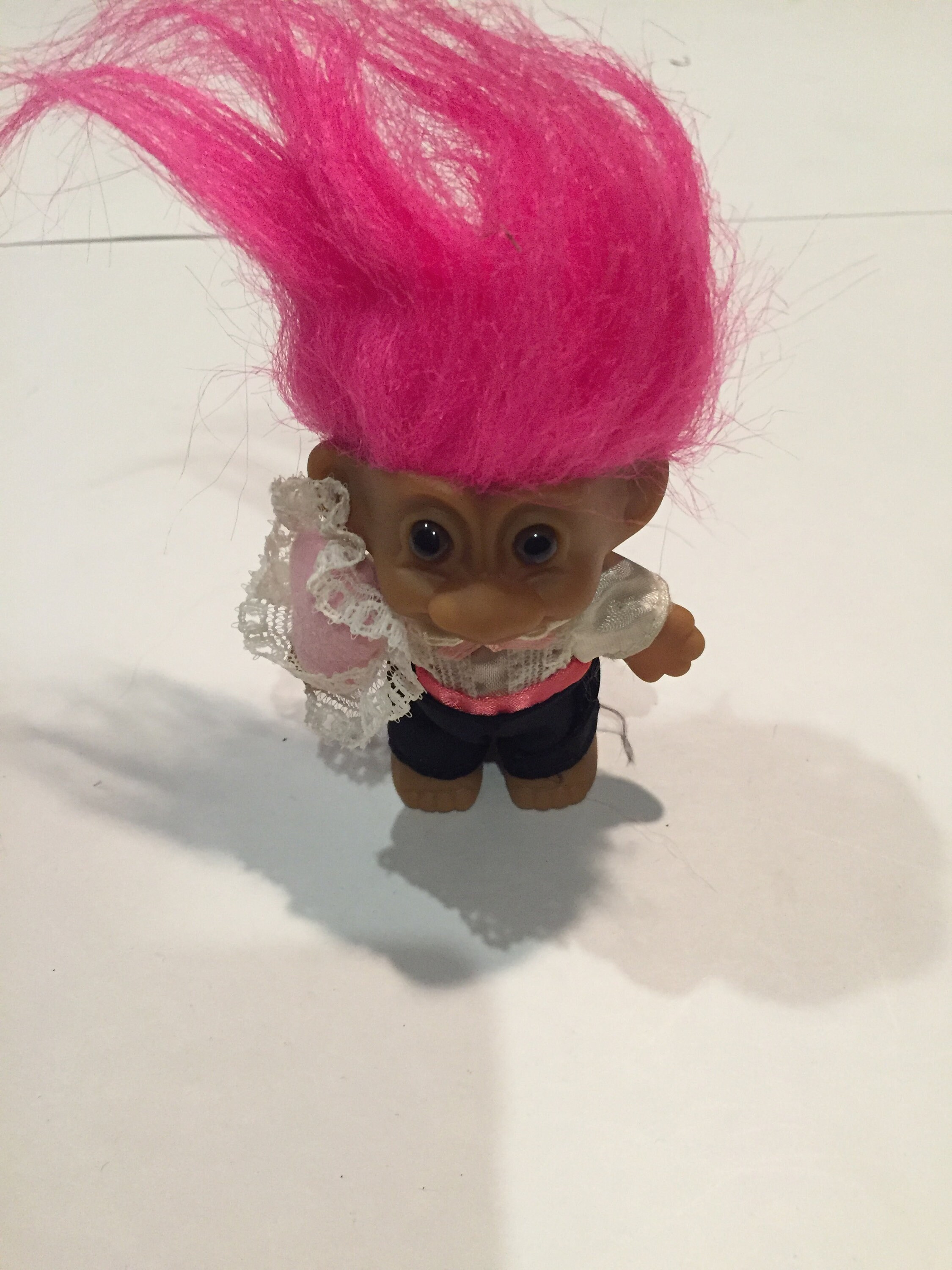 Sweetheart Troll Russ Troll Doll Pink Hair Rare Vintage - Etsy