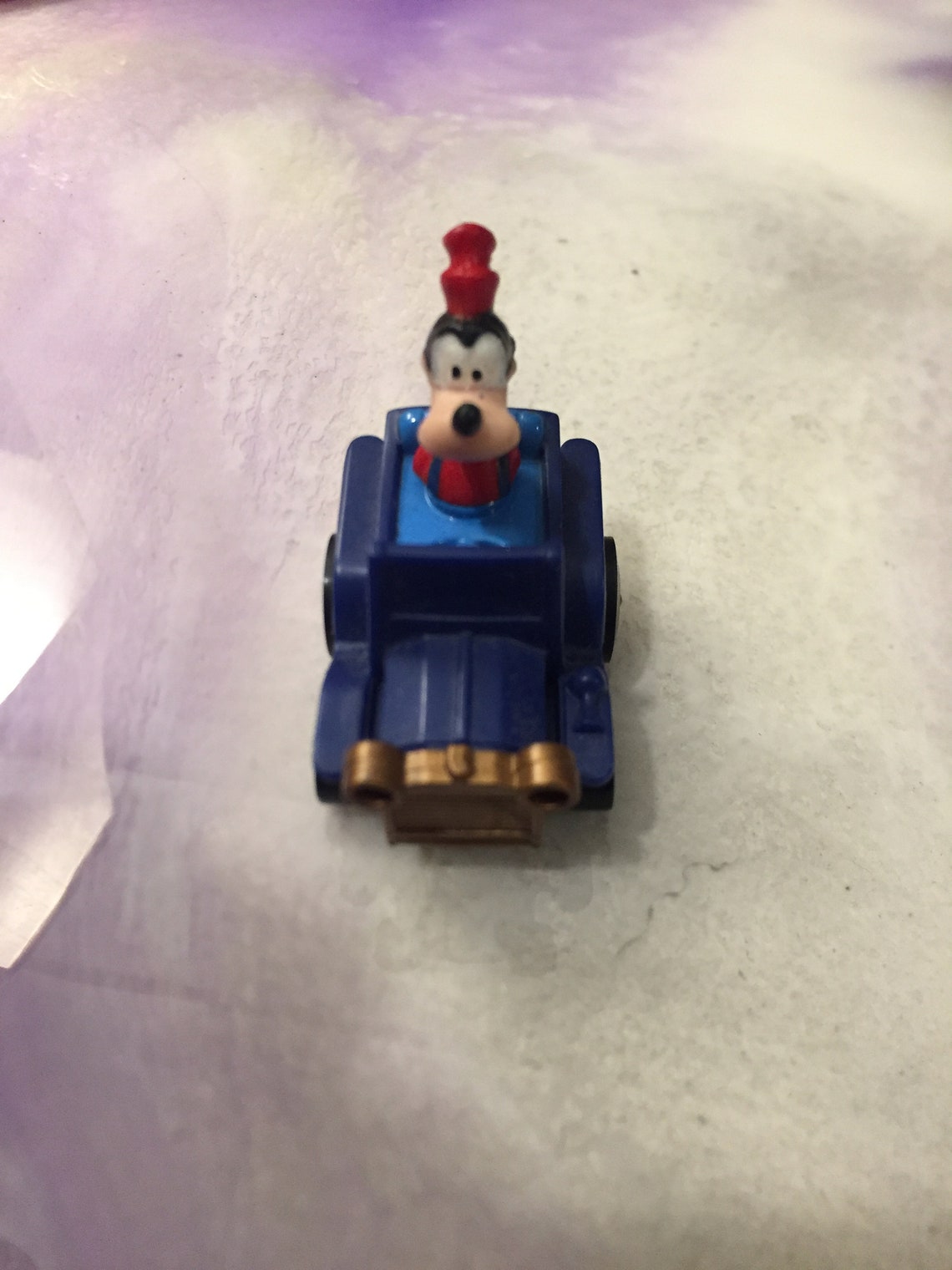 Vintage 1980s Disney Goofy Pull Back Action Toy Car Rare Fun ...