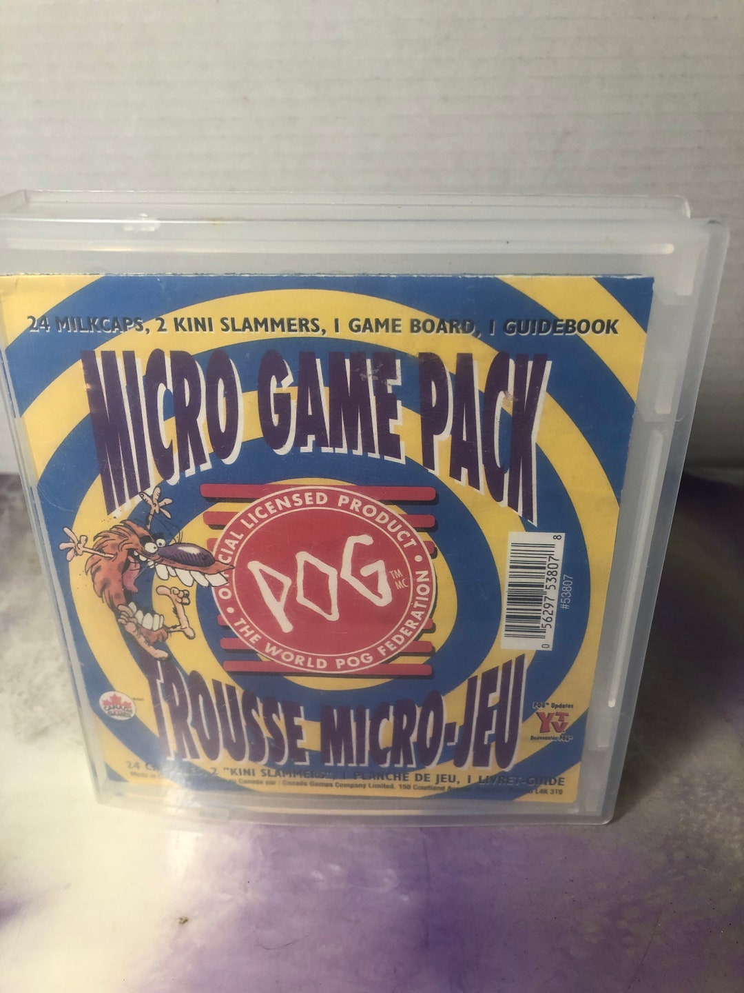 Vintage Pogs Micro Game Pack Collector Case CASE ONLY Vintage 90's ...