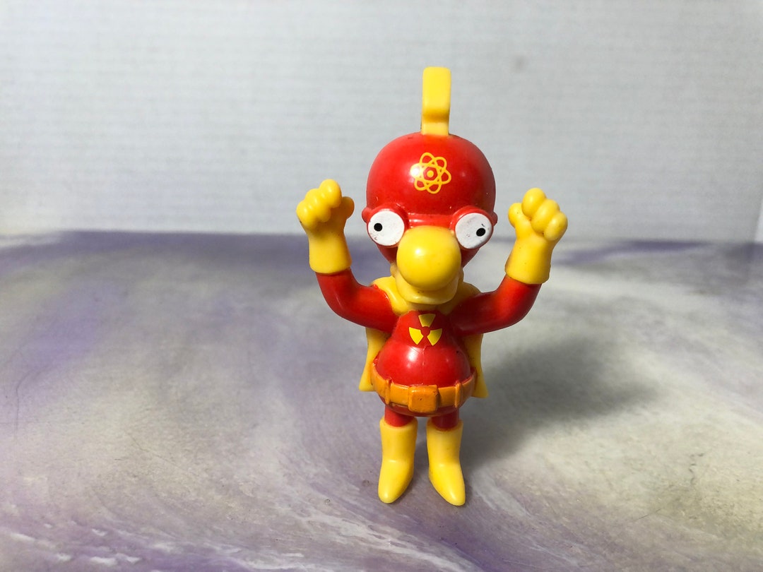 Vintage Simpsons MILLHOUSE Radioactive Man Simpsons PVC Figure Rare ...