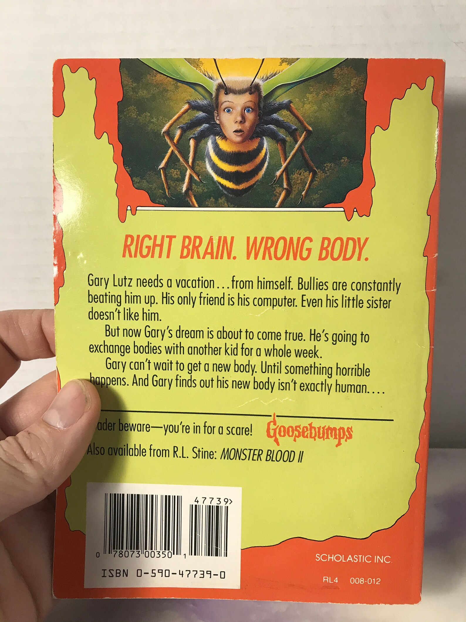 Vintage Why I'm Afraid of Bees goosebumps by R.L. Stine - Etsy