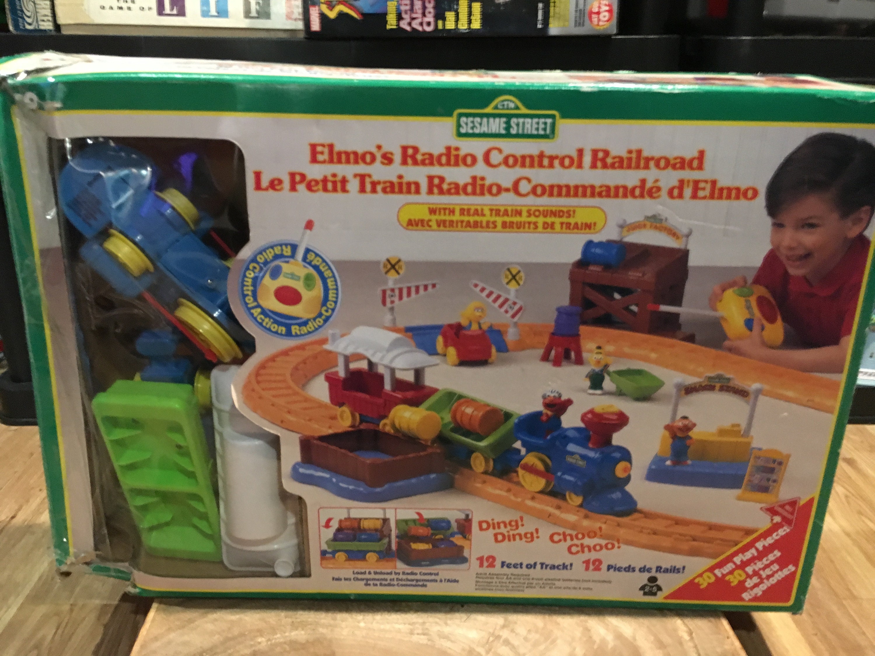 Vintage Sesame Street Elmo's Radio Control Railroad Train | Etsy