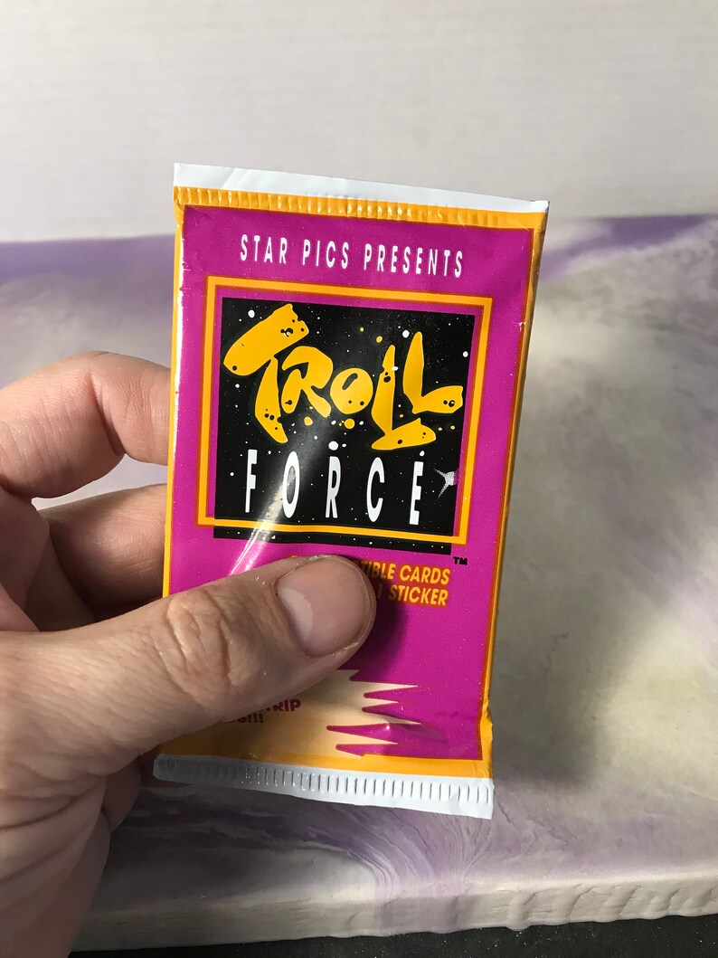 Vintage 1990's Troll Force Cartoon TV Show 1992 Trading - Etsy