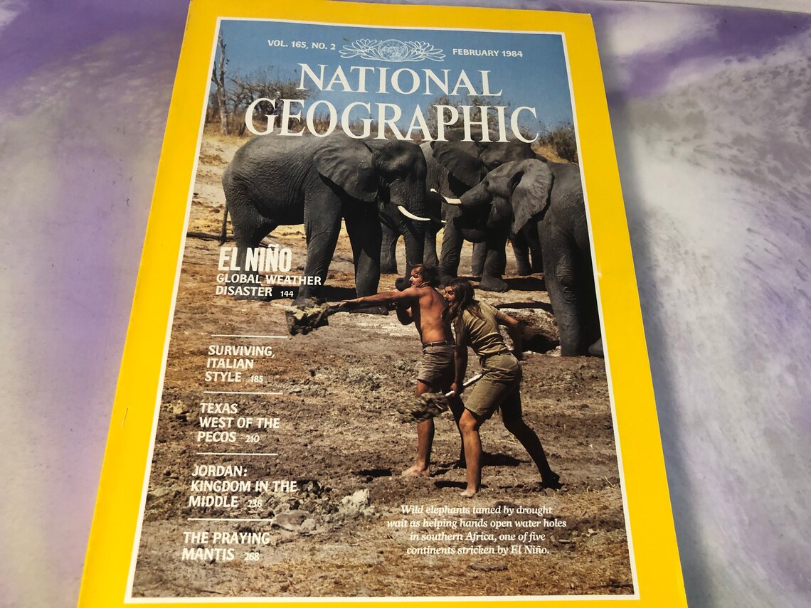Vintage National Geographic Magazine Volume 165 No 2 February 1984 ...
