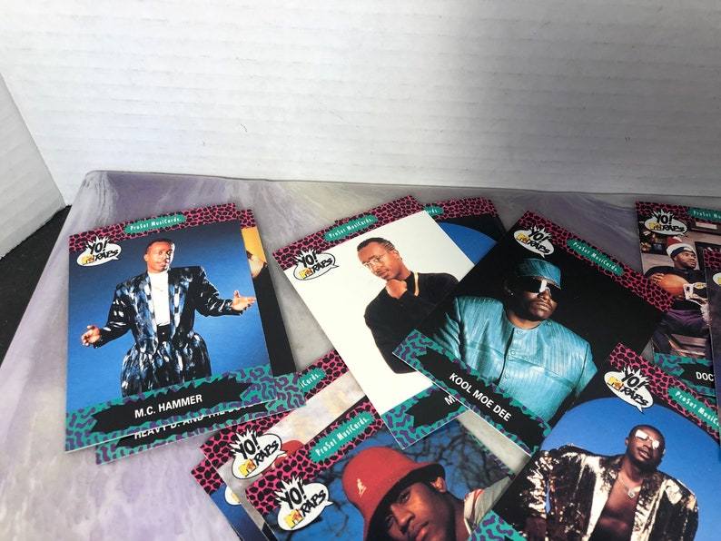 Vintage Yo MTV Raps Trading Cards 1990's Lot of 30cards - Etsy