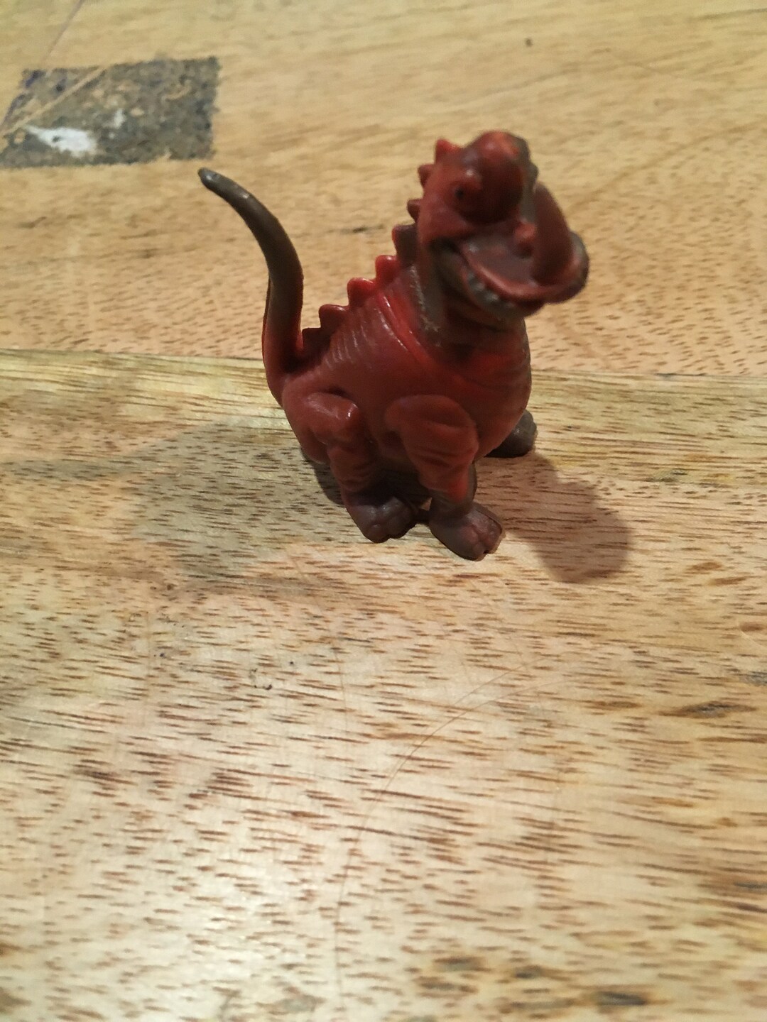 Vintage Red PVC Chinese Dragon / Dog Figure - Rare Vintage Asian Themed ...