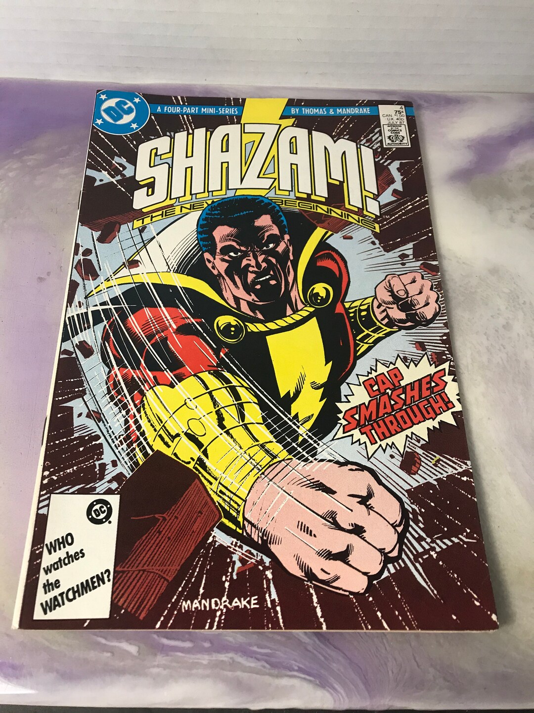 Vintage DC Comics SHAZAM Mini Series #4 (1987) Issue 4 of 4 Rare ...