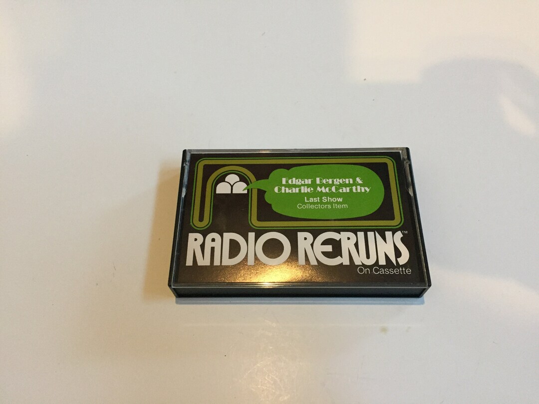 Vintage Radio Reruns Cassette Tape # 123 - Edgar Bergen and Charlie ...