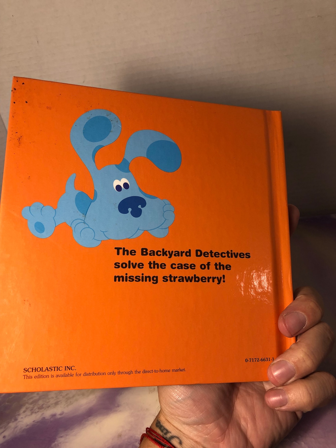 Vintage BLUES CLUES Hardcover Kids Book Blues Backyard - Etsy