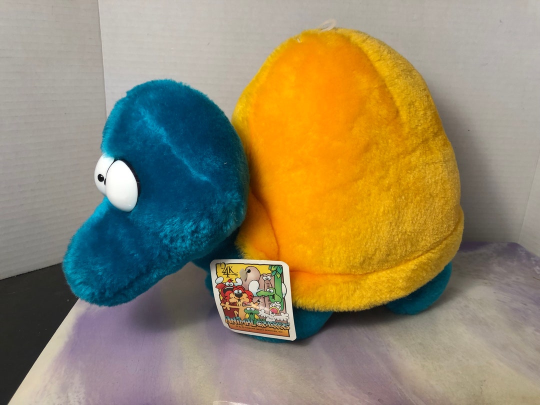 Vintage Rog Bollen Animal Crackers Cartoon Themed Turtle Plush Stuffed ...