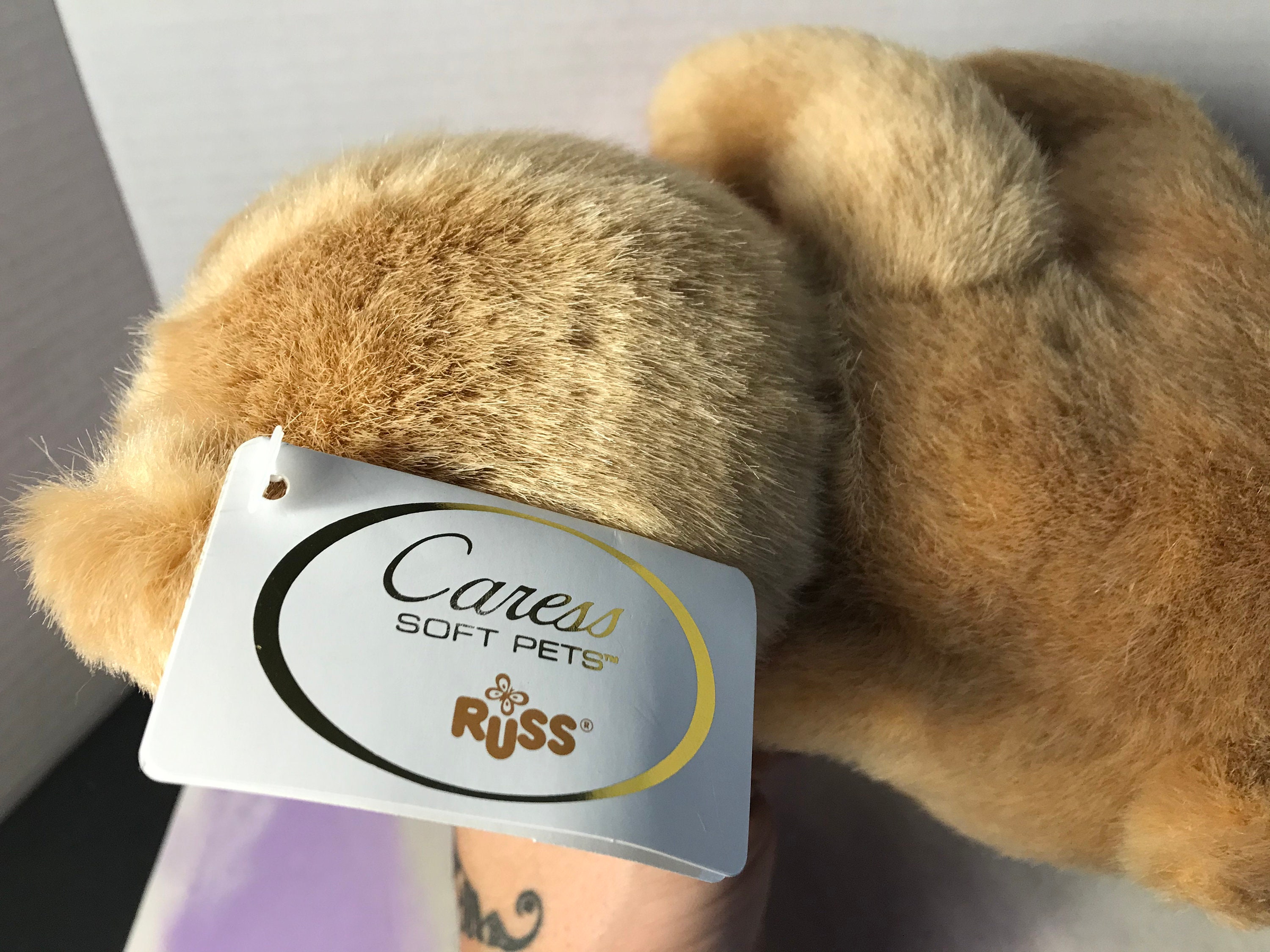 Vintage Russ Caress SOFT PETS Oso de peluche felpa - Etsy España