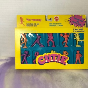 Vintage 1986 Vintage C.U.T.I.E. Tiny Trendies Set Complete Mattel M.U.S ...