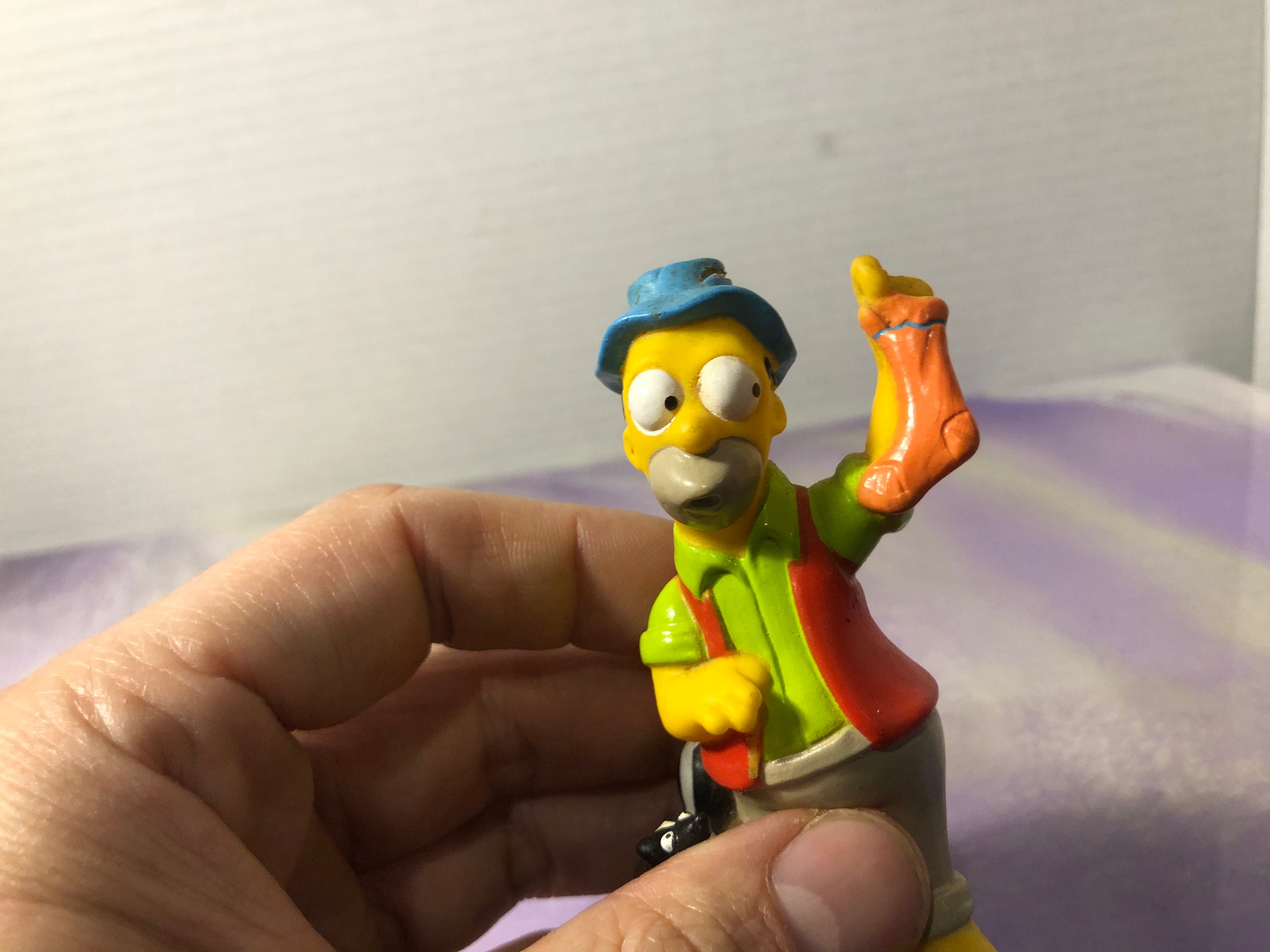 Vintage Simpsons Homer Simpson PVC Figure Cake Topper Rare Vintage ...