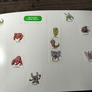 Vintage Pokemon Sticker Book and Sticker Set - so Cool - - 90's Pokemon ...