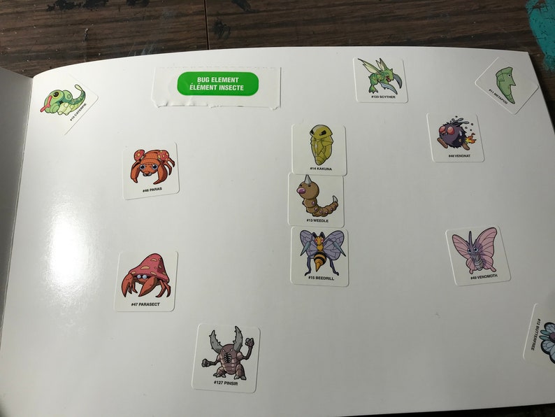 Vintage Pokemon Sticker Book and Sticker Set so Cool - Etsy