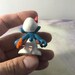 Vintage SMURFS Smurf smurf Holding Arrows Figure PVC Cake - Etsy