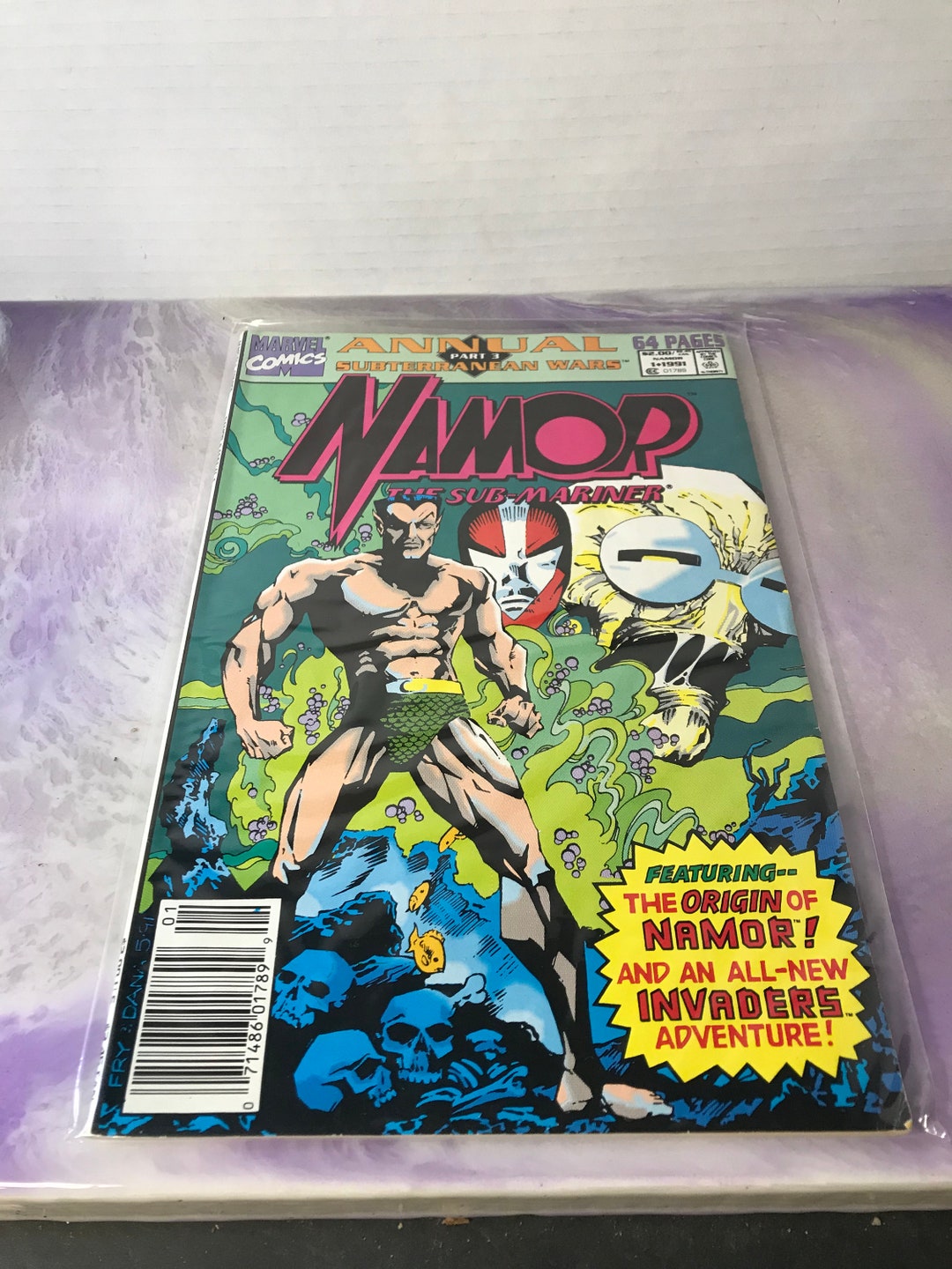 Vintage Marvel Comics Namor the Submariner Annual 1 1980er Jahre ...