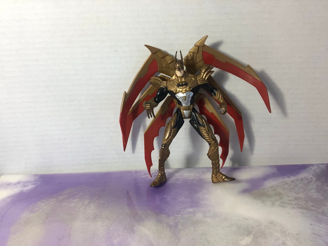 Vintage 1990's Kenner Batman Figure Azrael Knightquest Batman Figures ...