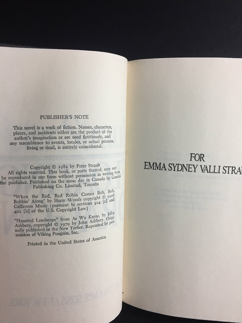 Vintage Book Floating Dragon by Peter Straub Hardcover Used - Etsy