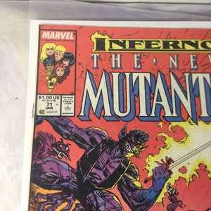 Vintage Marvel Comic New Mutants #71 - INFERNO - (1990) Rare Vintage ...