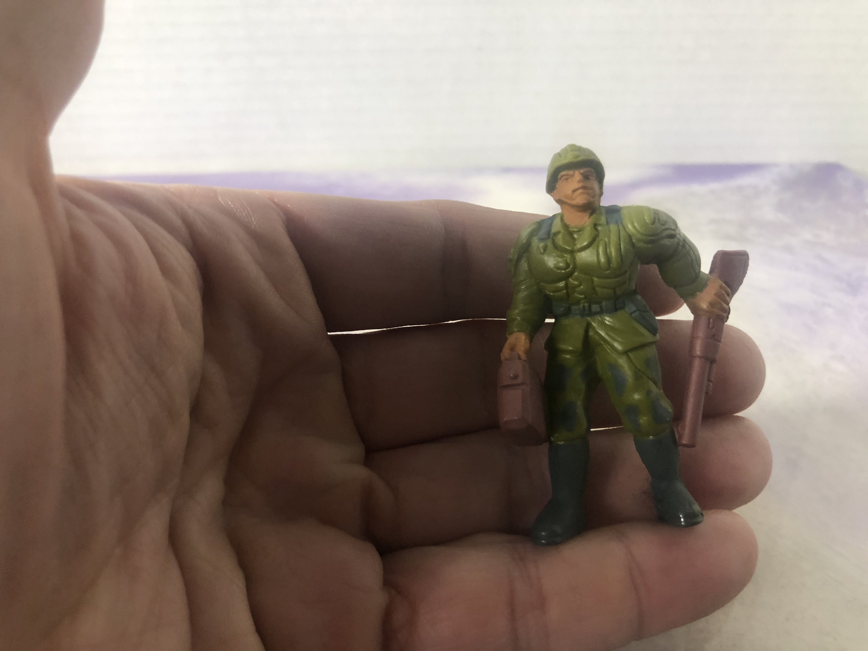 Vintage 1980's Mattel Industries M.I GUTS Figure PVC | Etsy