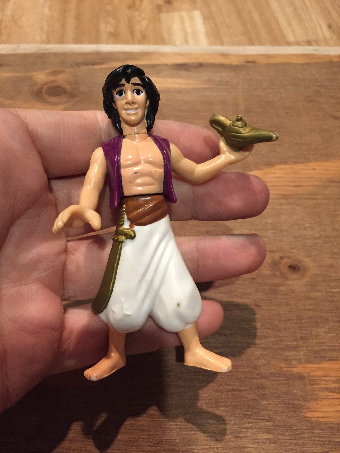 Vintage Disney's Aladdin Figure Aladdin and the Lamp - Etsy