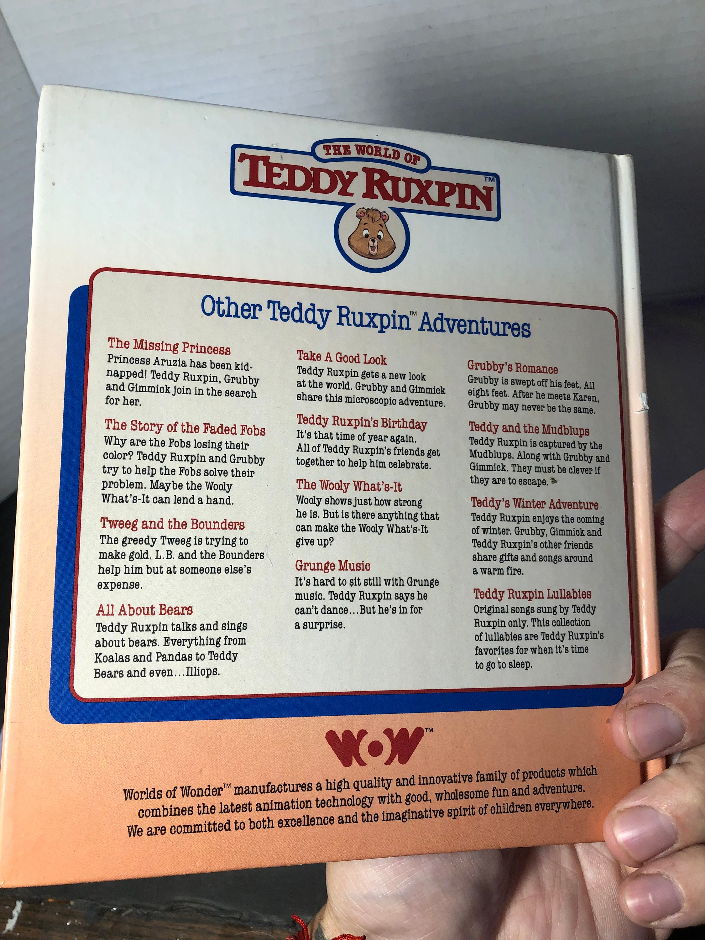 Vintage Teddy Ruxpin Book the Airship WOW 1985 - Etsy