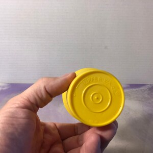 Vintage Tupperware Yellow Retro Cup Rare Nostalgia 1980's - Etsy