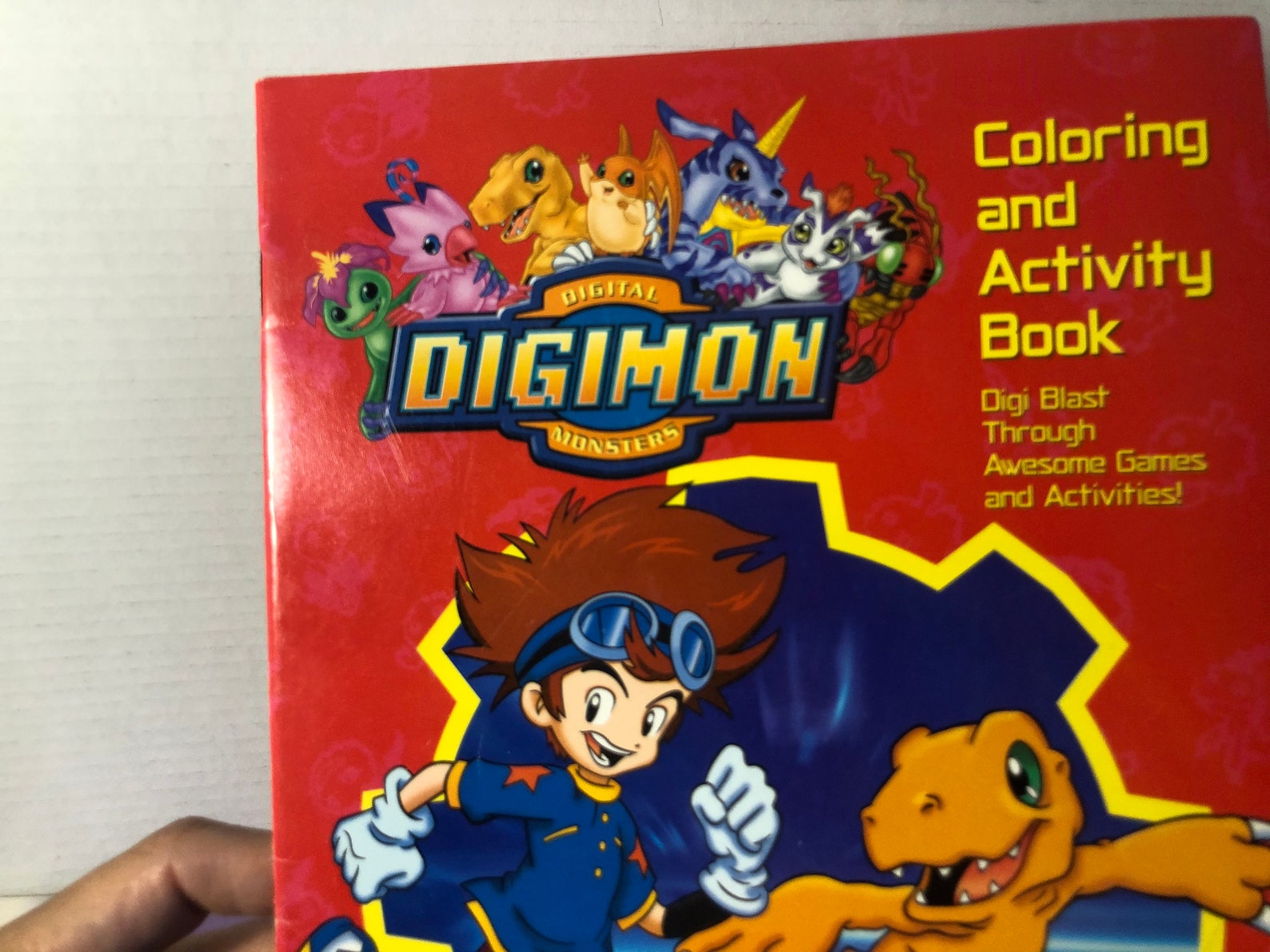 Vintage Digimon Colouring / Activity Book "digiworld Warriors ...