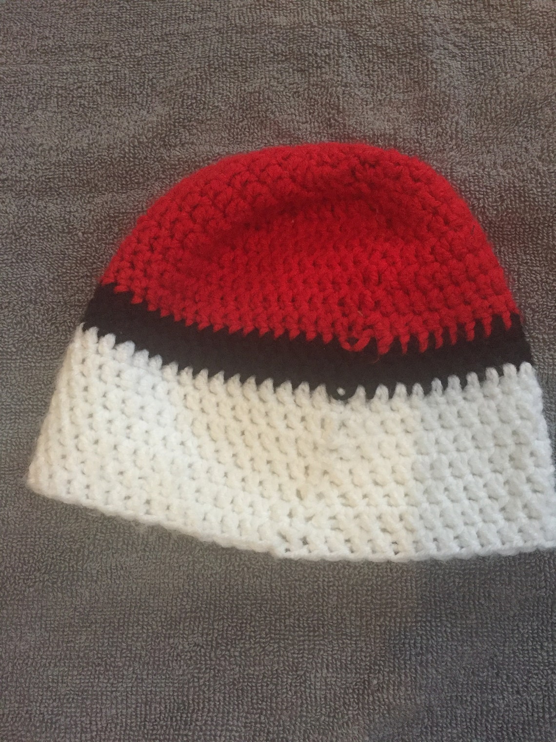 Handmade Pokemon Kids Med/ Large Hat Pokeball Hat - Etsy