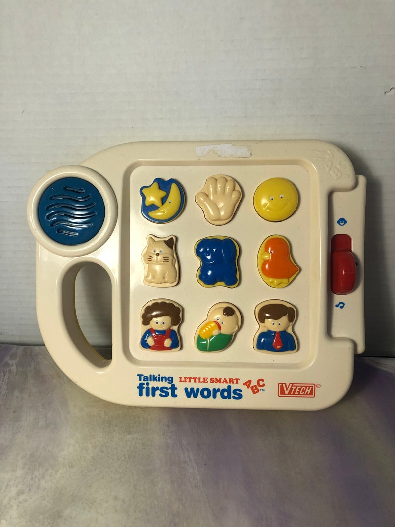 Vintage VTECH Talking Little Smart First Words Music - Etsy Ireland
