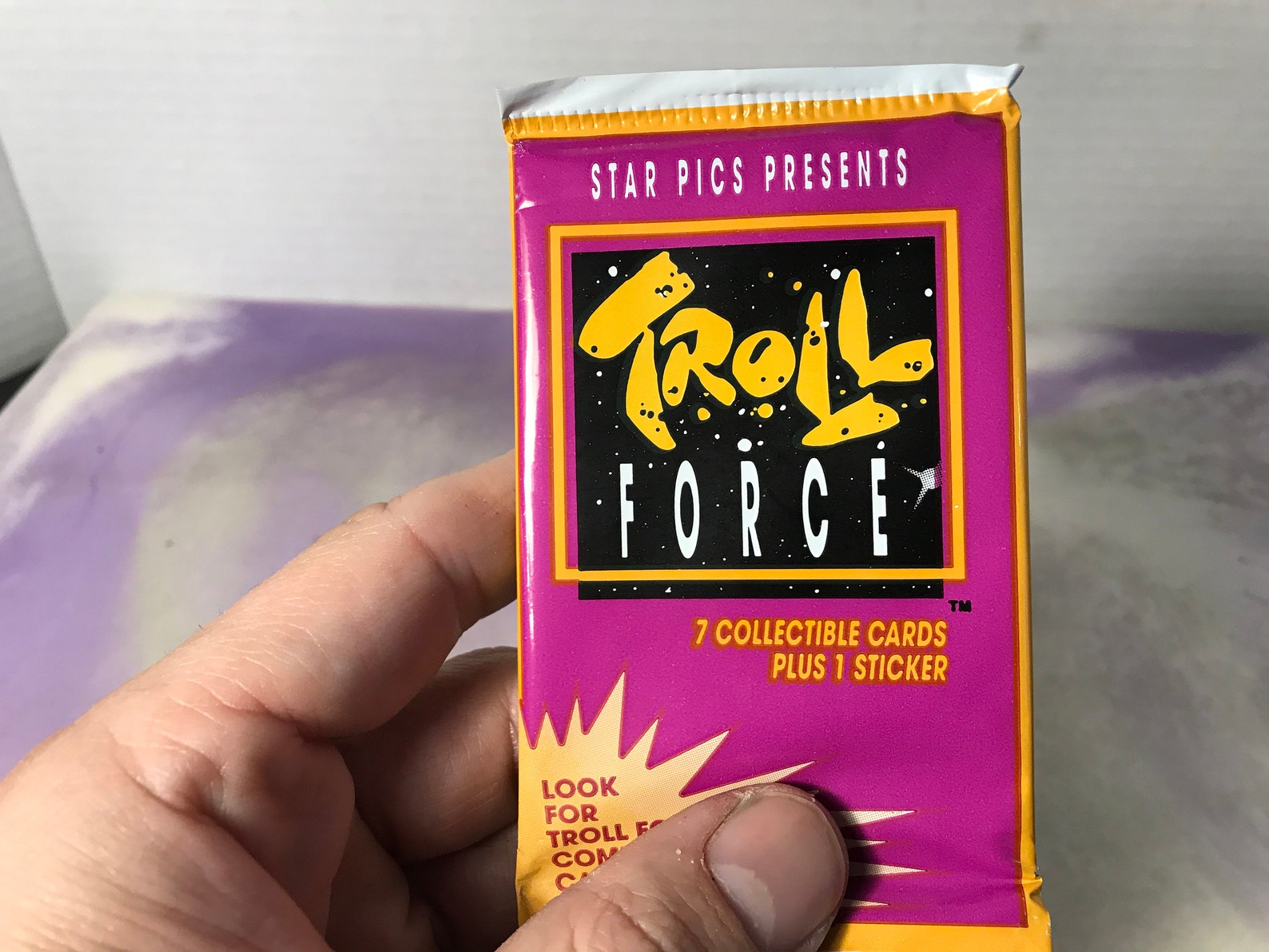 Vintage 1990's Troll Force Cartoon TV Show 1992 Trading Card Pack ...
