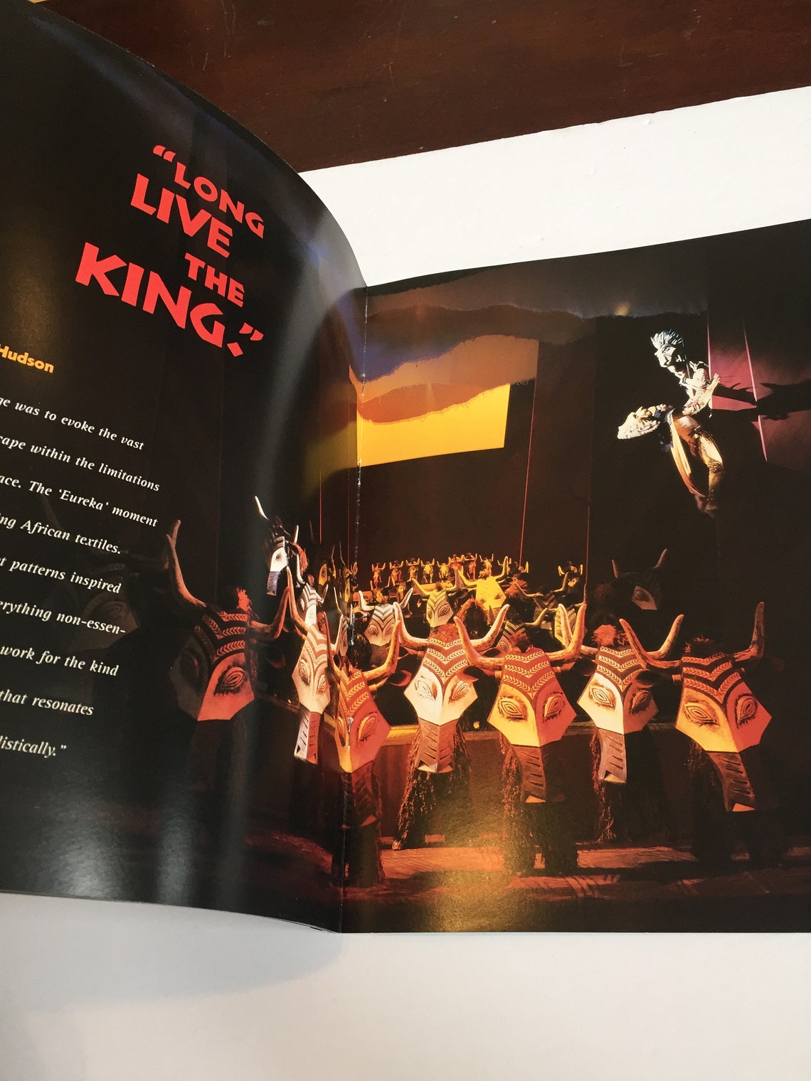 Vintage Broadway Program Official the Lion King Broadway - Etsy
