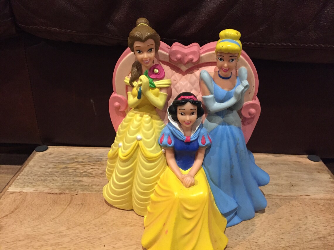 Vintage Toys Disney Princesses Coin Bank Assc Vinyl Disney - Etsy